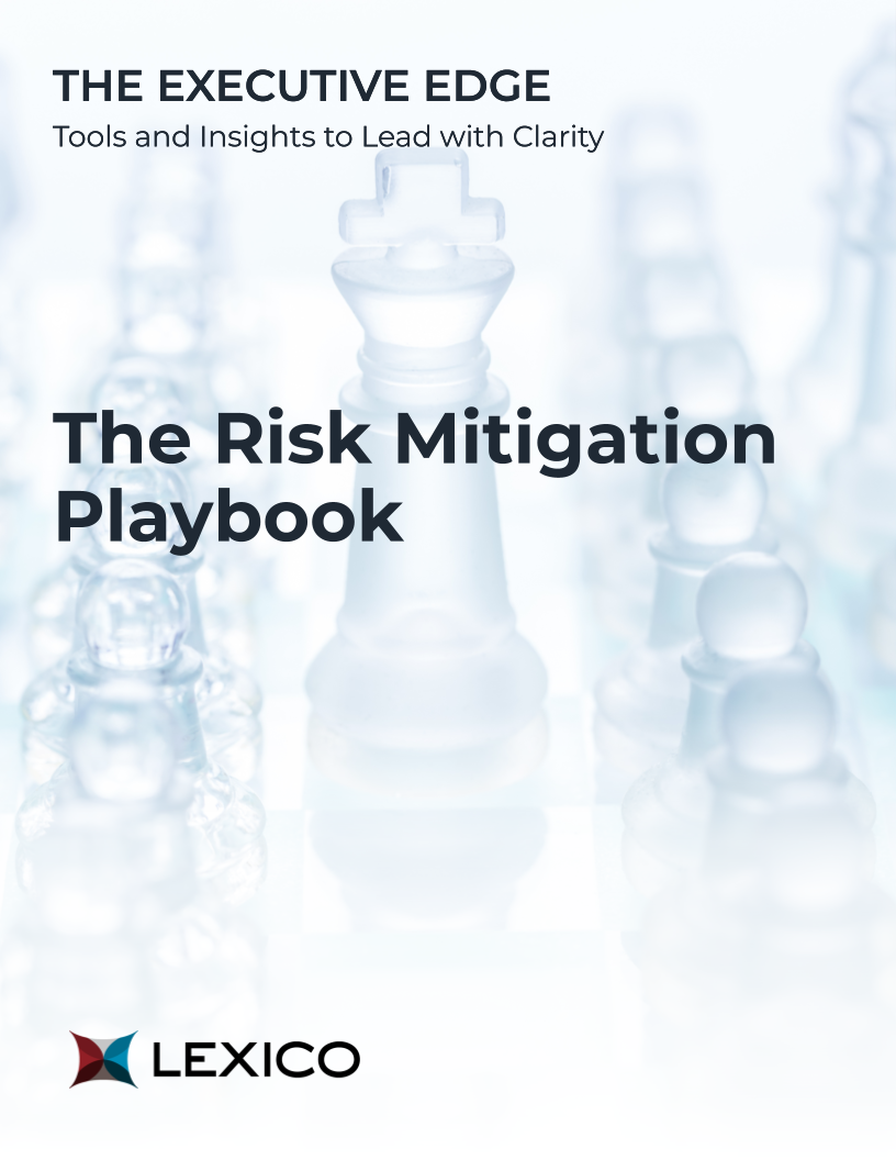 Risk Mitigation Playbook for Leaders